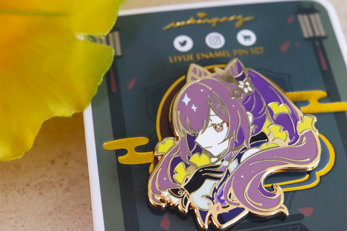 Keqing Enamel Pin – Whispey